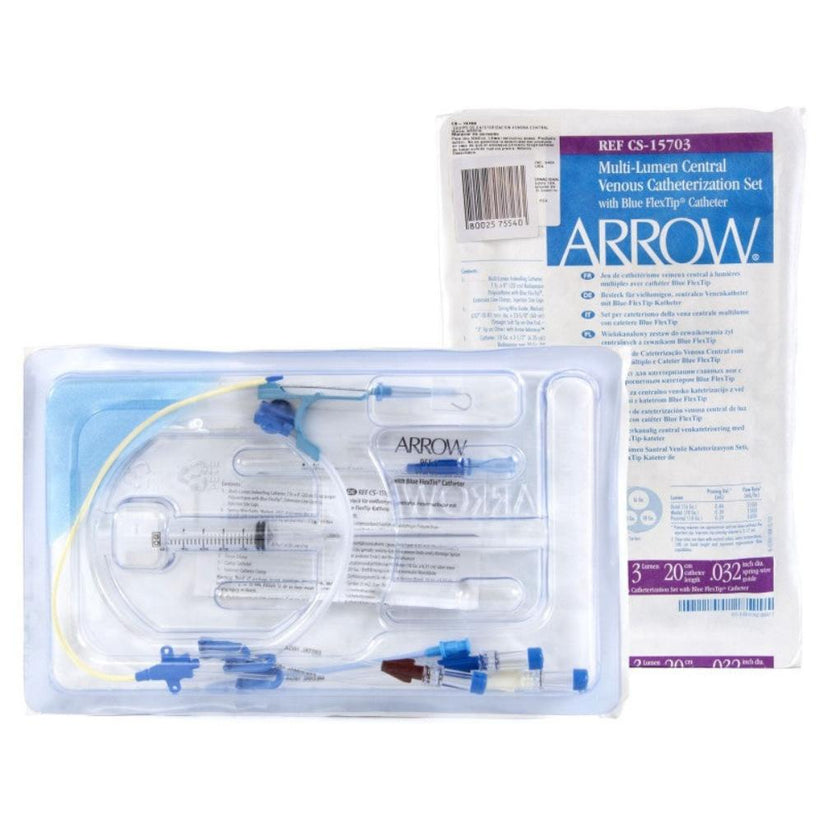 CATETER VENOSO CENTRAL CAL.7 3L ARROW – Proveedora Médica Velasco