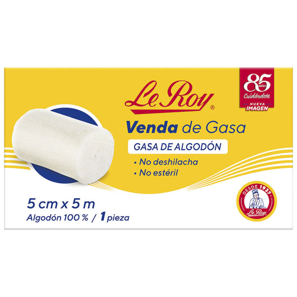 VENDA DE GASA 5CM LE ROY – Proveedora Médica Velasco